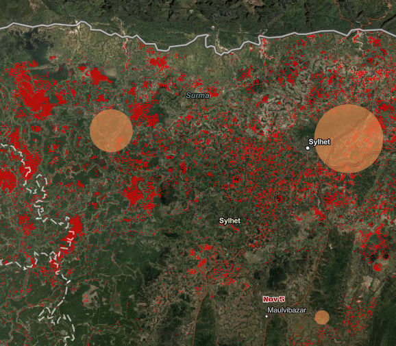 UNOSAT S-1 FloodAI Monitoring Dashboard - MMR